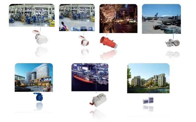 Industrial IP44 16A 32A 3p 4p 5p Receptacle and Switch with Interlock Device