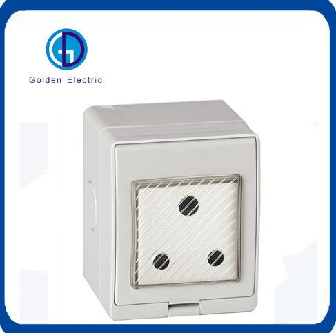 16A 1gang Socket Surface Mounted Waterproof Socket