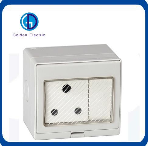 IP55 South Africa Surfacemounted Waterproof Socket