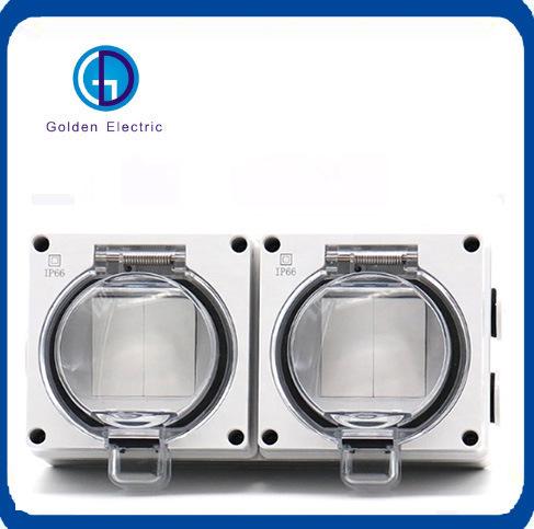 4gang Switch 16A/250V Waterproof Wall Socket and Switch with UV Material