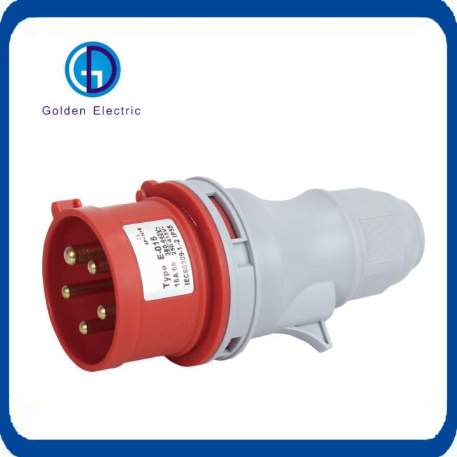 IP44/IP67 32AMP 4pin Industrial Plug Socket Connector