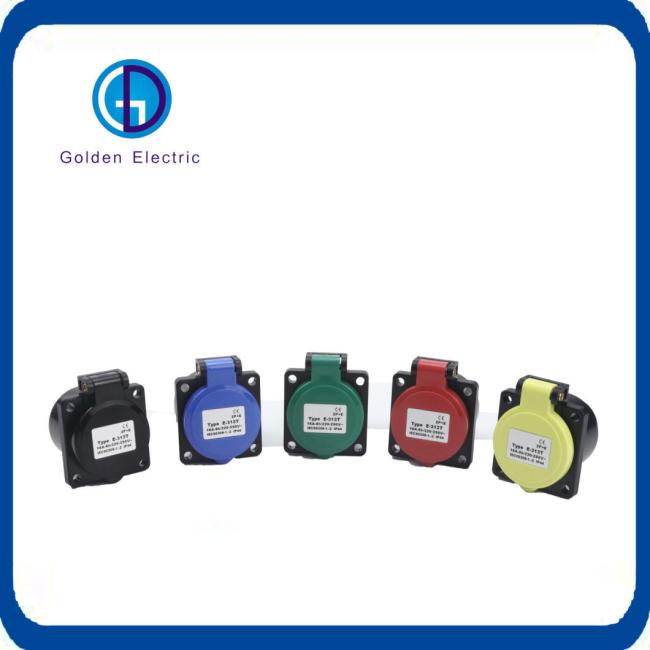 IP44/IP67 32AMP 4pin Industrial Plug Socket Connector