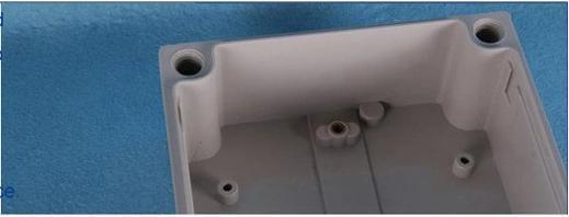 IP66 Sealed Plastic Waterproof Electrical Junction Switch Box with Transparent Lid for Electronics