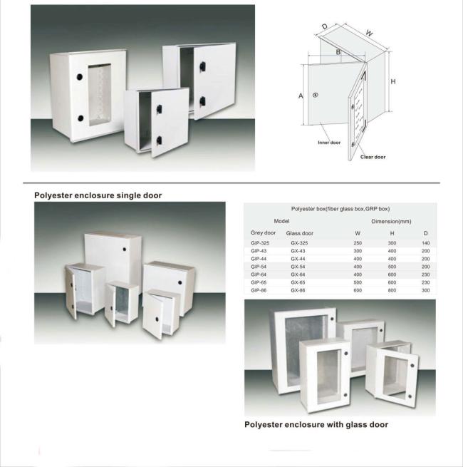 SMC Fiberglass Power Distribution Cabinet Box Waterproof IP65 Plastics Electrical Equipment Enclosure Electric Meter Boxes