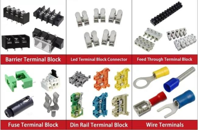 in Series 12bk 20A 600V 2mm Fixed Connection Terminal Blocks