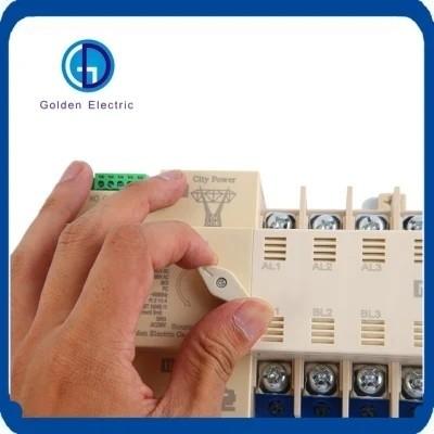 China 63A ATS com interruptor automático de transferência com proteção contra incêndio e certificação CE à venda