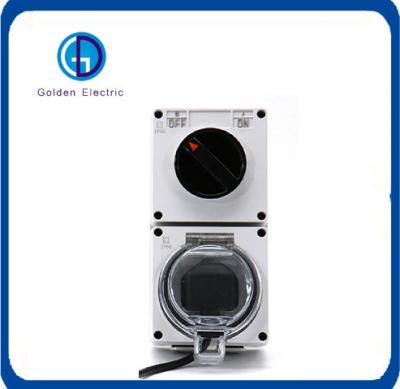 China Soquete e interruptor à prova d'água 1 Gang UK Soquete IP66 13A à venda