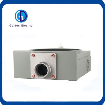 China 100A Aluminium Power Meter Enclosure IP55 Protection Square Meter Socket Box Enclosure for sale
