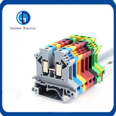 UK 2.5b Screw Type Universal DIN Rail Mounted Industrial Distribution Terminal Blocks