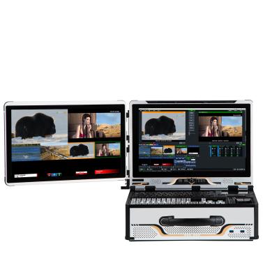 China Professional Live Broadcasting All-in-one Machine with Dual Screen and 4K Output for sale