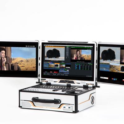 China 17.3 inch TYSTVideo Media Broadcast All-in-one Machine with 16G RAM and vMix Livestream for sale