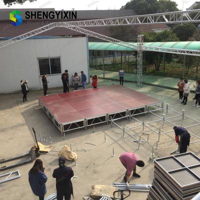 China Hot sale outdoor performance aluminum assemble platform adjustable height stage for sale