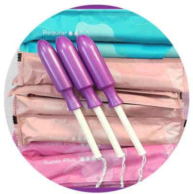 Cina Soft Touch Hypoallergenic Organic Cotton Tampon BPA Free Regular Size in vendita
