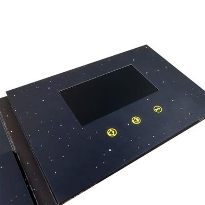 중국 4.3인치 LCD 비디오 브로셔 카드, 고용량 메모리 및 사용자 정의 가능한 버튼, WMA 음악 형식, 비즈니스 테마 판매용