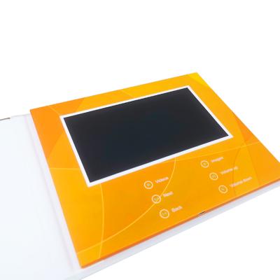 중국 CMYK 및 128MB-32GB 메모리 용량으로 지역 LCD 비디오 브로셔 카드 판매용