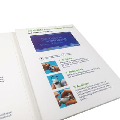 중국 카드 타입 LCD 비디오 브로셔 카드 LCD 화면 프리미엄 프레젠테이션 및 이벤트 판매용