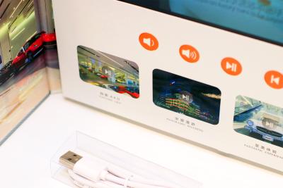 Китай Китайская видео-открытка с USB-загрузкой на заказ продается
