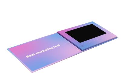 중국 10.1인치 LCD 비디오 브로셔 카드 128MB-32GB 메모리 판매용