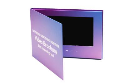 중국 10.1인치 LCD 비디오 브로셔 카드 128MB-32GB 메모리 판매용