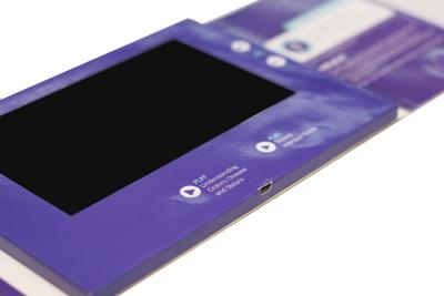 Китай Карта видеоброшюры LCD 16:9 с 128MB-32GB памяти продается