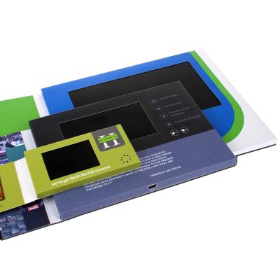 중국 8GB 메모리 3.6” LCD 비디오 명함 FLAC 오디오 형식을 포함한 완벽한 B2B 솔루션 판매용