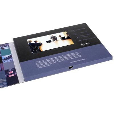 중국 8GB 메모리 3.6” LCD 비디오 명함 FLAC 오디오 형식을 포함한 완벽한 B2B 솔루션 판매용