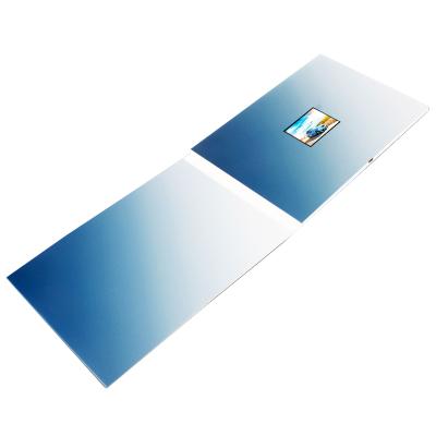 China 4GB Memory LCD Video Business Cards with BMP Image Format and FLAC Audio Format for sale