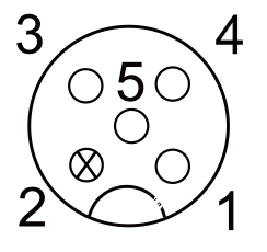M12 Socket connection diagram