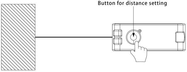 TOF Sensor teaching button operation