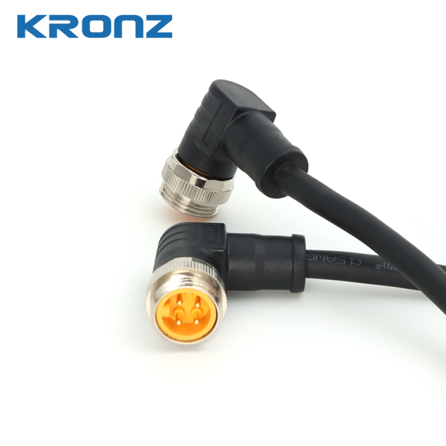 7/8 Connector side view with technical specifications