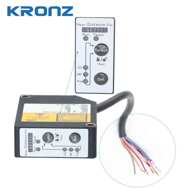 CMOS Laser Photoelectric Sensor side view