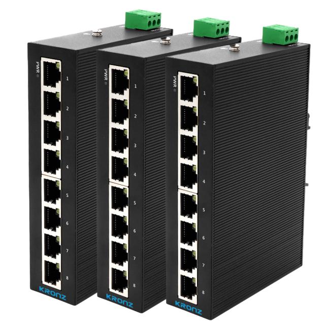 Industrial Ethernet Switch side view