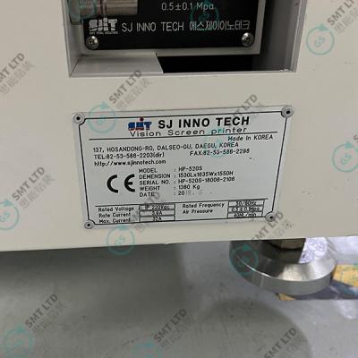 중국 SJ INNO TECH HP-520S - 2D SPI와 함께 스크린 프린터 판매용