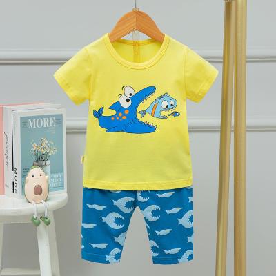 China Los pescados grandes comen la camisa de dormir durante 3 años el 100cm del algodón de los niños coreanos de los pequeños pescados en venta