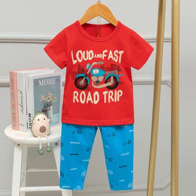 China Ternos do sono das crianças da motocicleta/da pele vermelha Pyjamas das crianças luva curto amigável à venda