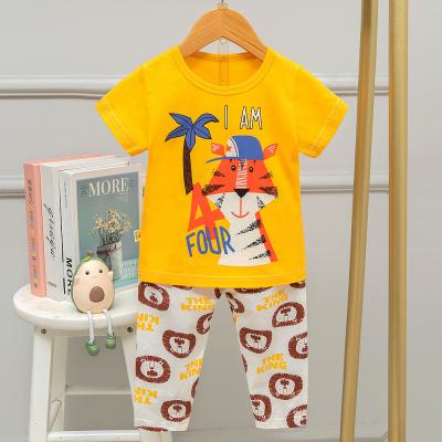 China Grupo animal respirável do Pj de Lion Kids Sleeping Suits Spring e da cópia do verão à venda