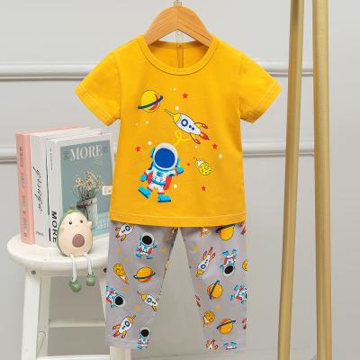 China O astronauta Pattern Kids Sleeping sere o grupo curto amigável da sala de estar da luva da pele do verão à venda
