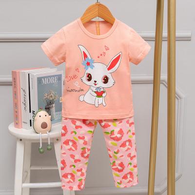 Cina I bambini mettono l'insieme/camicia in cortocircuito del pigiama della manica e mette la pelle in cortocircuito degli indumenti da letto amichevole in vendita