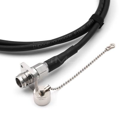 IP67 Outdoor ODC Fiber Cable Socket To LC UPC 4 Cores 9/125 OS2 G657A1 TPU