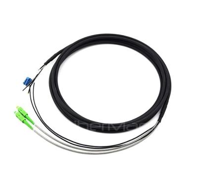 China FTTA (Fiber To The Antenna) Optical Patch Cord – LC/UPC to SC/APC, 2 Cores, OS2, LSZH, 3 m for sale