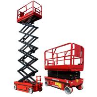 Quality 12m 320kg Self-Propelled Scissor Lift for Green House Construction Aerial Work Platform for sale