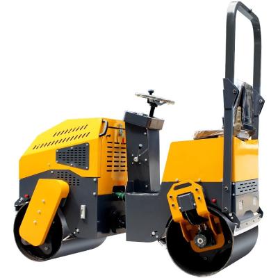 Cina 35KN Exciting Force Single/Double Drum Mini Road Roller per la manutenzione della terra in vendita