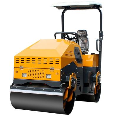 China 0.3 Ton Diesel Gasoline Mini Road Roller com bomba hidráulica Huade e motor Kubota à venda