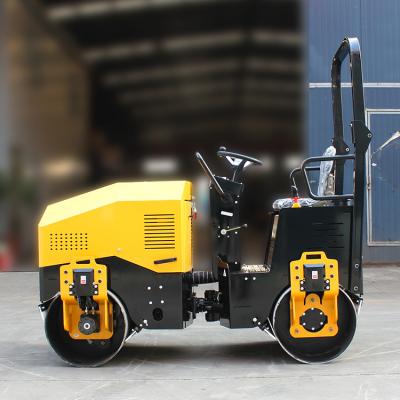China Compactor de rolos vibratórios de duplo tambor de 2 toneladas com motor CHANGCHAI à venda