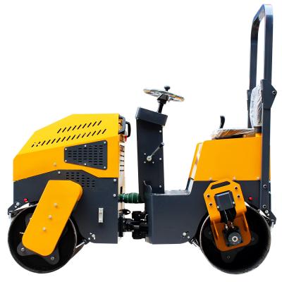 China 1 tonelada Rodas rolantes Asfalto Pavimentação compactador Máquina Método de arranque embreagem automática à venda