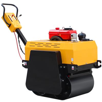 Cina Azionamento idraulico doppio tamburo pedone rullo a mano/avvio elettrico 500 kg ruota liscia in vendita