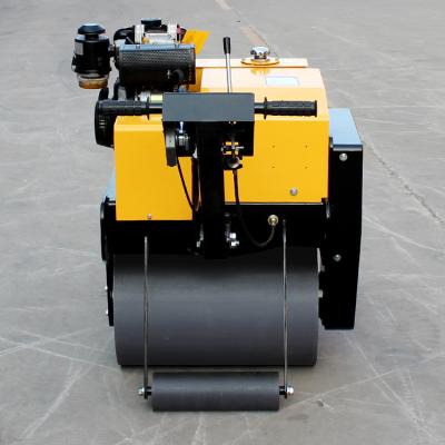 Cina Walk Behind Single Drum Roller HQ-YL600C Vibratory Road Roller 0,3 tonnellate con potenza di 5,5 KW in vendita