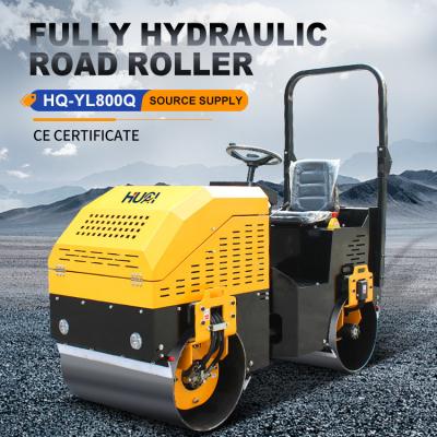 Cina Equipaggiamenti per la costruzione stradale YL800 Full Hydraulic 1,2 tonnellate di tamburo di diametro 530mm Roller in vendita