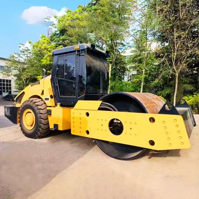 Cina Sistema completamente idraulico Doppio tamburo singolo Vibrazione Road Roller Ride per la compattazione della strada in vendita