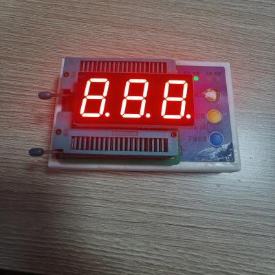 중국 외관 디스플레이를 위한 초 밝고 붉은 색 카थो드 3자리 7개 세그먼트 LED 디스플레이 판매용